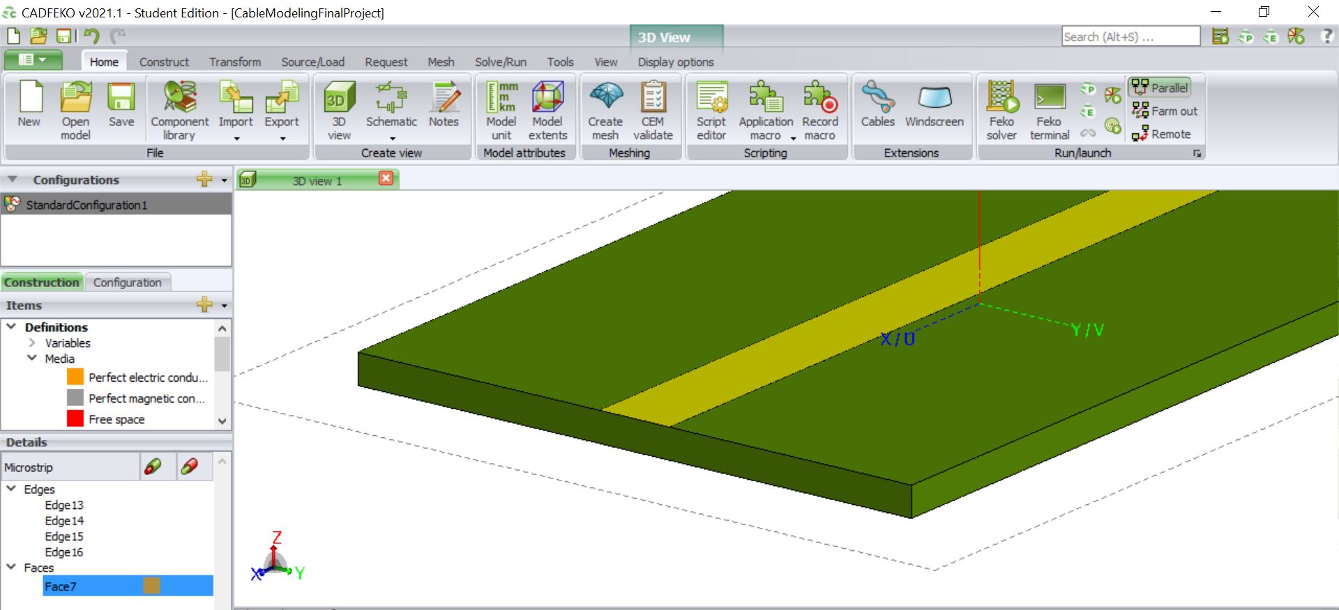 Solved Can you show me how to Create the Edge Ports on | Chegg.com