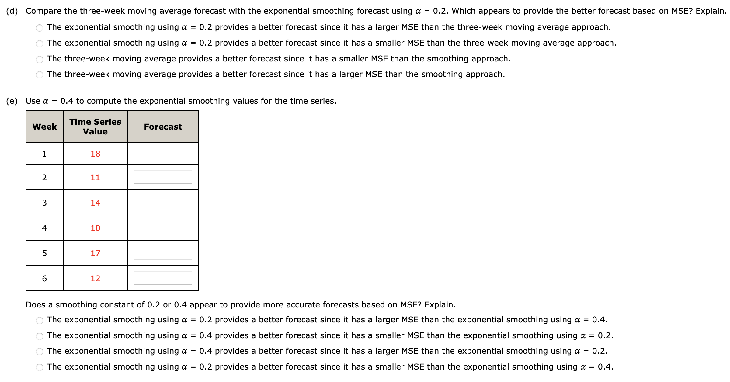 Solved (a) Construct a time series plot. What type of | Chegg.com