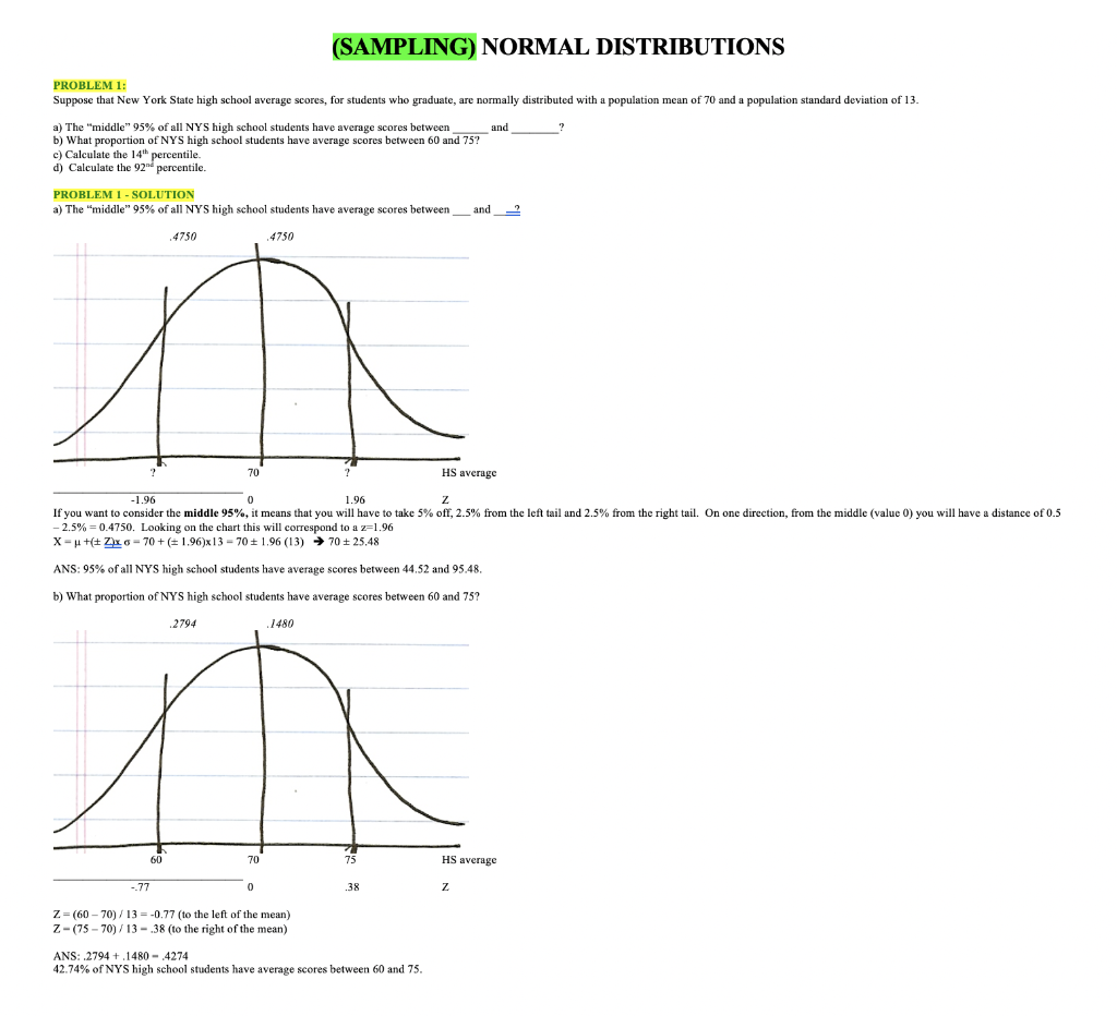 Solved (SAMPLING) NORMAL DISTRIBUTIONS ? PROBLEM 1: Suppose | Chegg.com