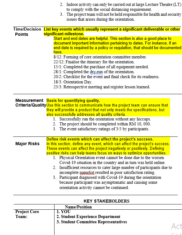 Solved As part of the University’s Student First Year | Chegg.com