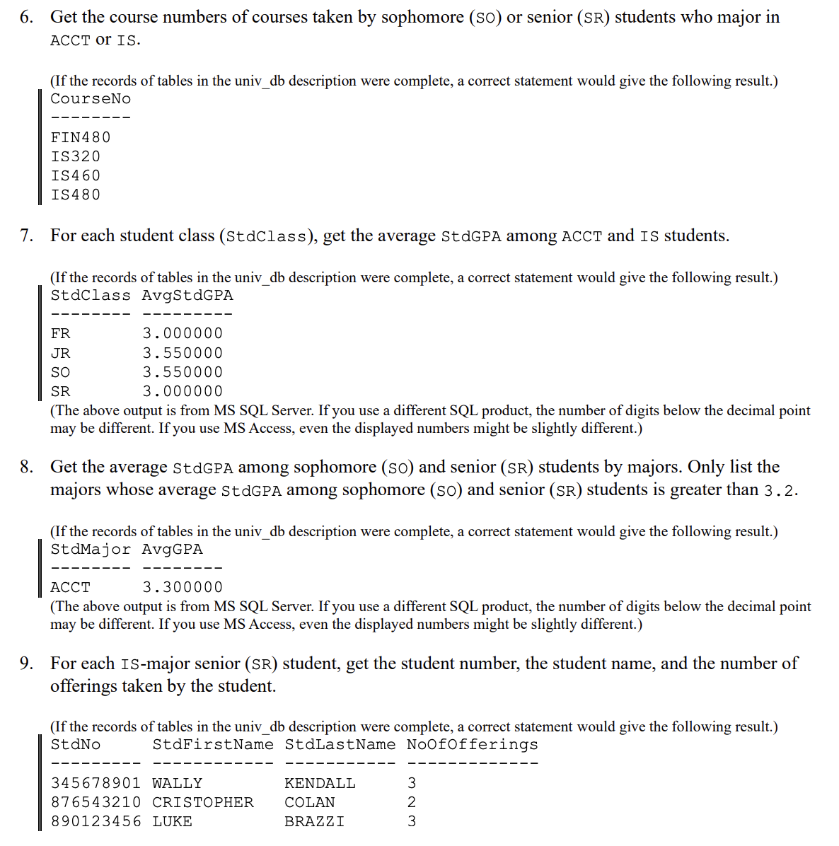 Solved Do Not Turn In An Mdb Ms Access Database File Or 0402