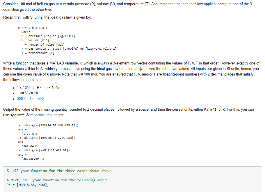 Write This In Matlab Asap And Please Make Sure To 