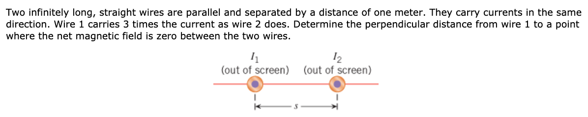 Solved Two infinitely long, straight wires are parallel and | Chegg.com