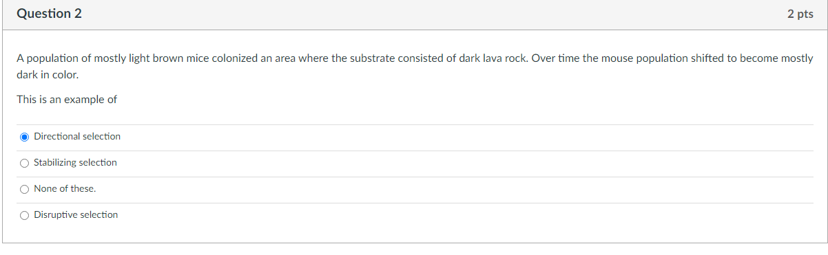 Solved A population of mostly light brown mice colonized an | Chegg.com