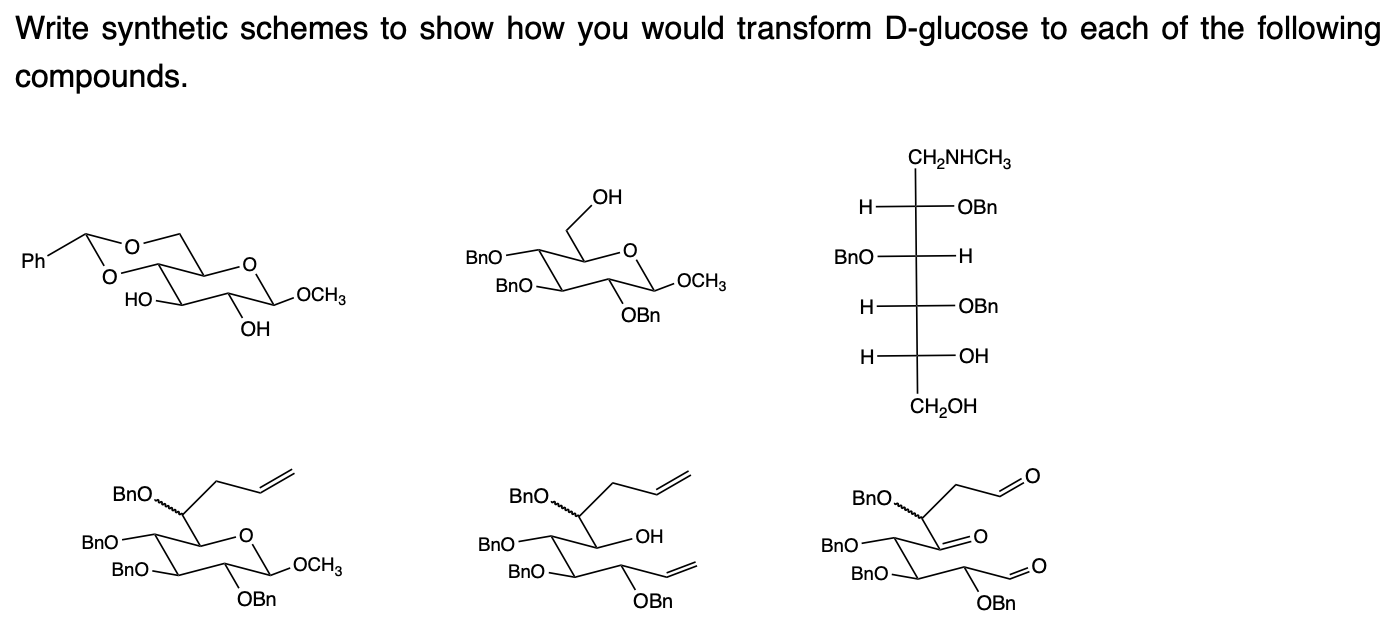 Solved Write synthetic schemes to show how you would | Chegg.com