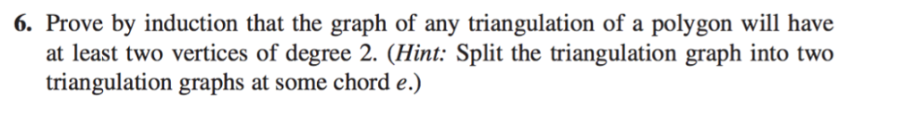 Solved 6. Prove by induction that the graph of any | Chegg.com