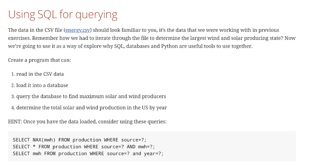 python I cannot attach the file but here is what the | Chegg.com