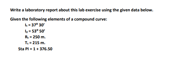 Write a laboratory report about this lab exercise | Chegg.com