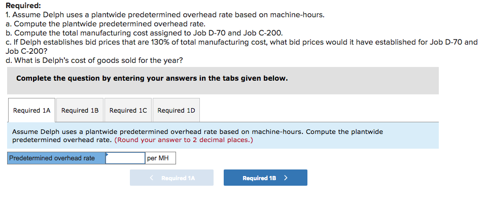 Solved Required 2A Required 2B Required 2C Required 2D | Chegg.com
