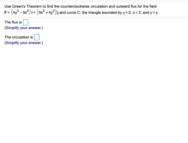 Solved Use Green's Theorem to find the counterclockwise | Chegg.com