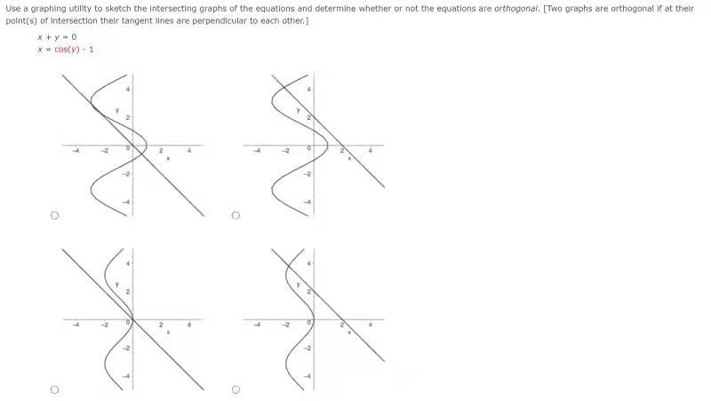 Solved Use a graphing utility to sketch the intersecting | Chegg.com