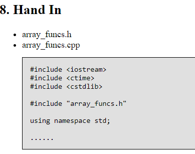 1. Array Declaration const int ARRAY CAPACITY = | Chegg.com