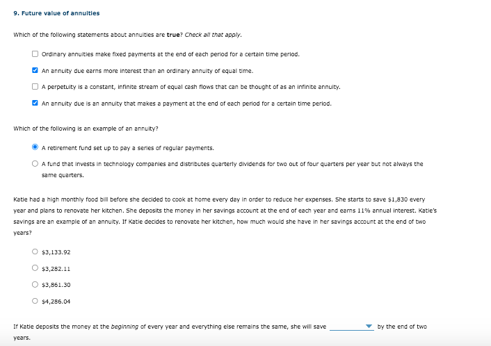 Solved Which of the following statements about annulties are | Chegg.com