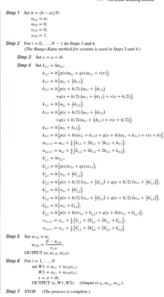 Solved Use the Linear Shooting method to approximate the | Chegg.com