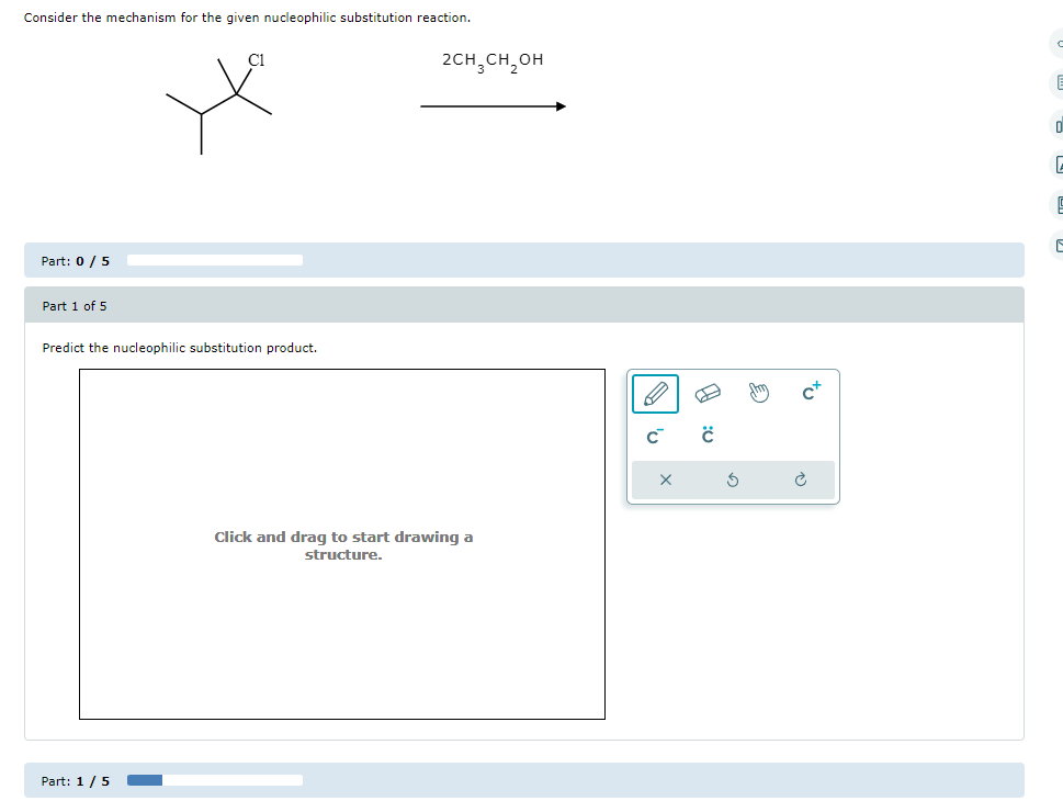 Solved Consider the mechanism for the given nucleophilic | Chegg.com