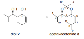 The same researchers also made the diol 2 below. In | Chegg.com