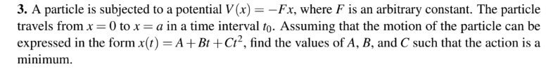 Solved Variational Principles and Lagrange's Equations. | Chegg.com