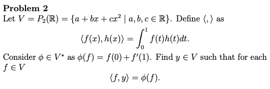 Solved Solve by constructing an orthnormal basis for V | Chegg.com