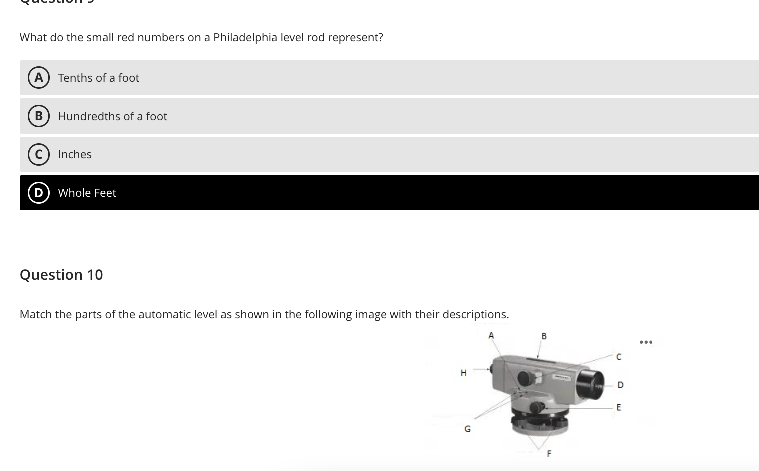 Solved What do the small red numbers on a Philadelphia level | Chegg.com
