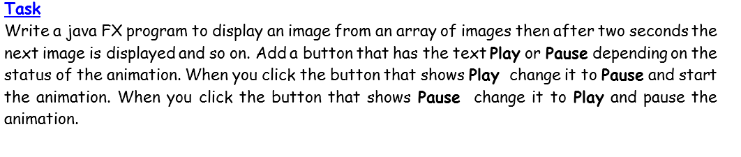Solved Task Write A Java Fx Program To Display An Image From