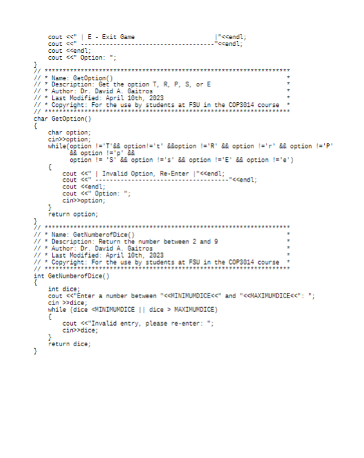 Solved 6 Object Oriented Programming Assignmentrolling The 4179