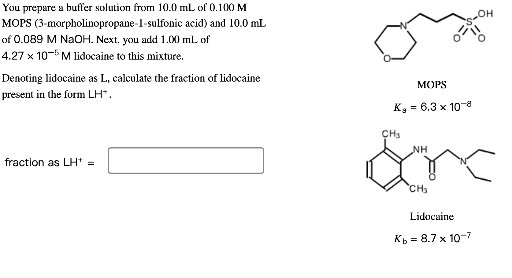 Solved You prepare a buffer solution from 10.0 mL of 0.100M | Chegg.com