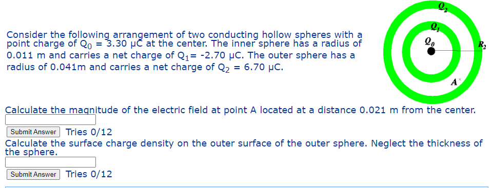 Solved Consider the following arrangement of two conducting | Chegg.com