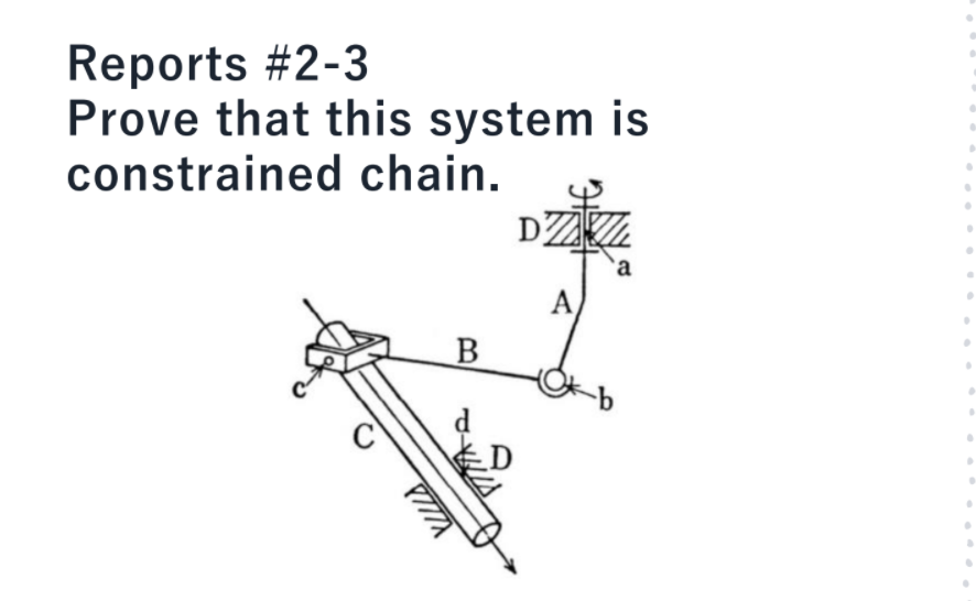 Solved Reports #2-3 Prove that this system is constrained | Chegg.com
