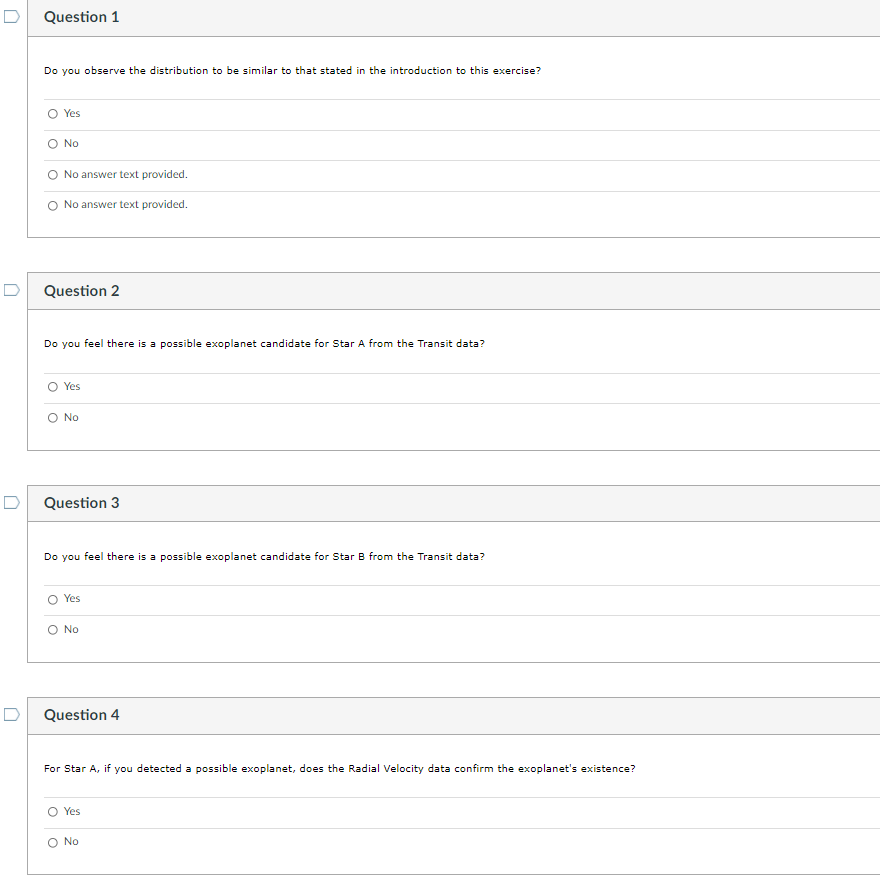 Solved The Search for Exoplanets Names: Objectives This | Chegg.com