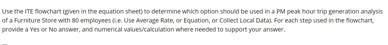 Solved Use the ITE flowchart (given in the equation sheet) | Chegg.com