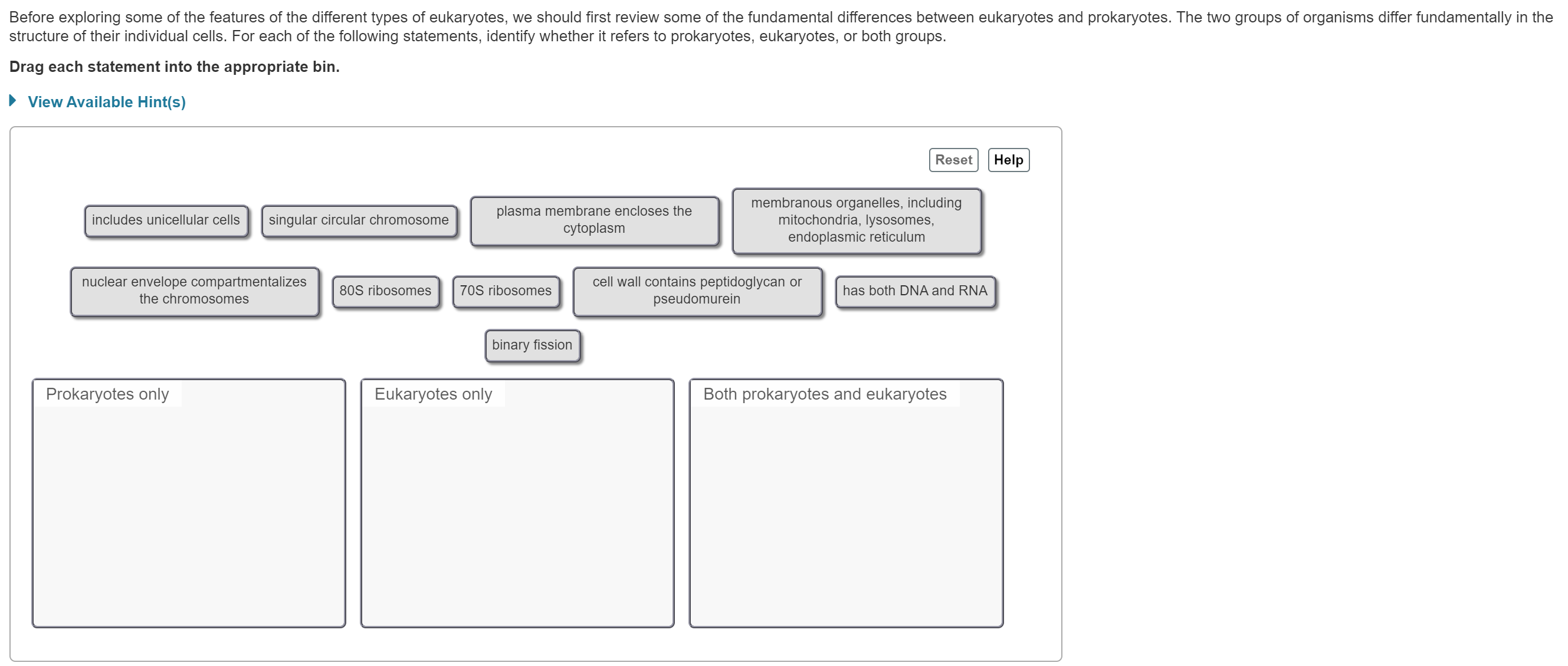 Solved structure of their individual cells. For each of the | Chegg.com
