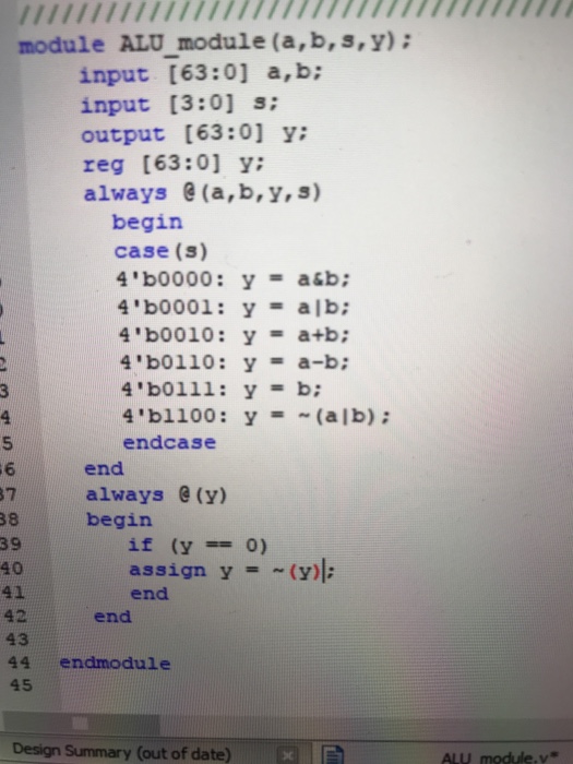 Solved The following code is supposed to output a high for | Chegg.com