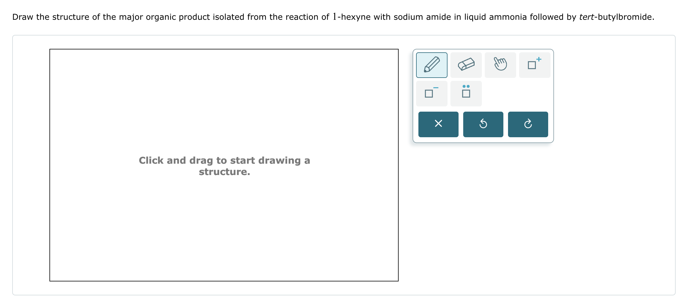 Solved Draw the structure of the major organic product | Chegg.com