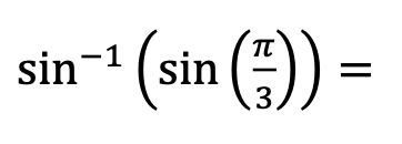 Solved sin−1(sin(3π))= | Chegg.com