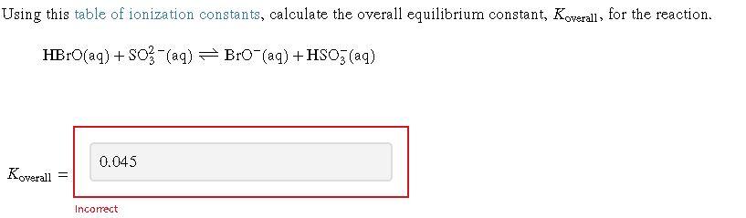 Solved HBrO(aq)+SO32(aq)⇌BrO−(aq)+HSO3−(aq)If a chemical | Chegg.com