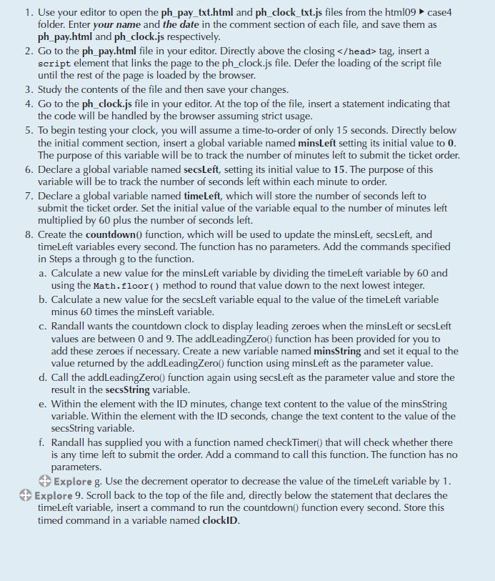 Need help with Tutorial 9 Case Problem 4 from New | Chegg.com