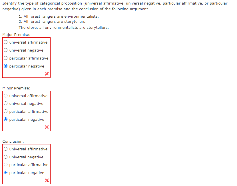 Solved Identify the type of categorical proposition | Chegg.com