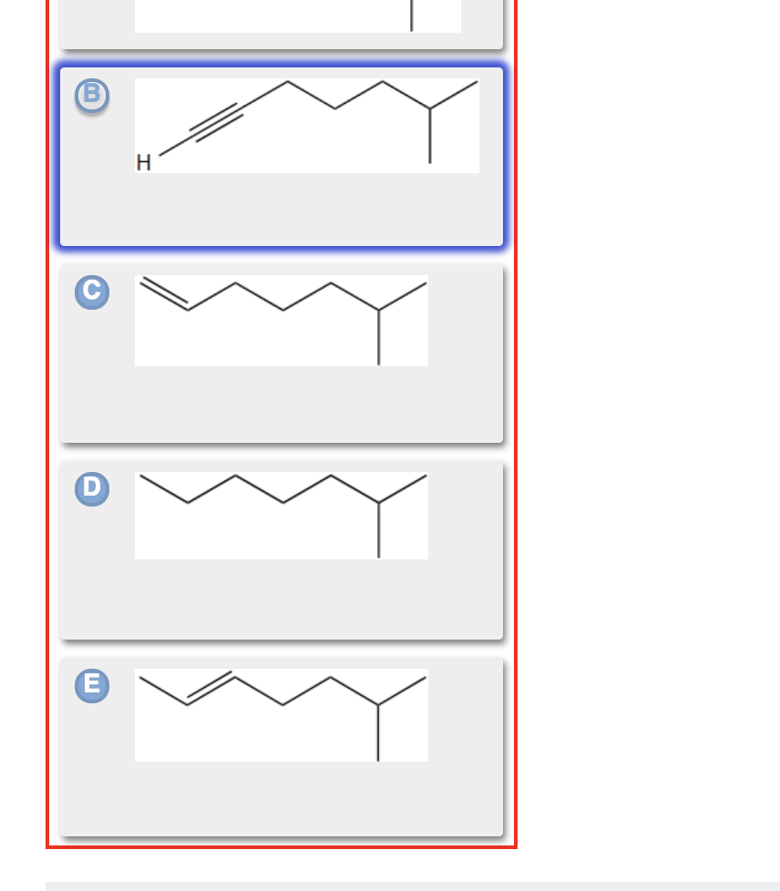Solved Part 3 out of 8 Choose the best option for the | Chegg.com