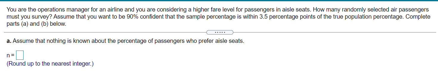 Solved You are the operations manager for an airline and you | Chegg.com