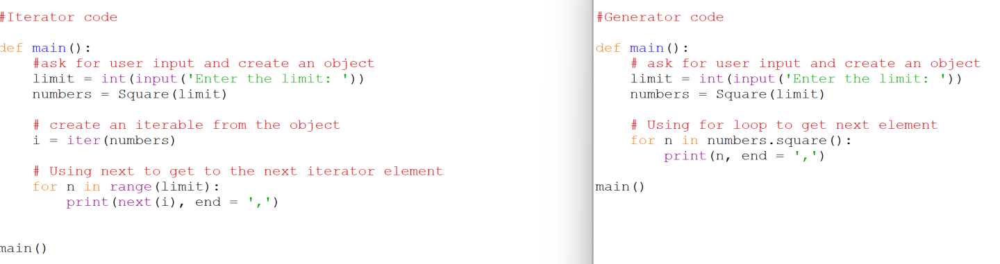 Solved Topics: iterator and generator Problem Statement: | Chegg.com