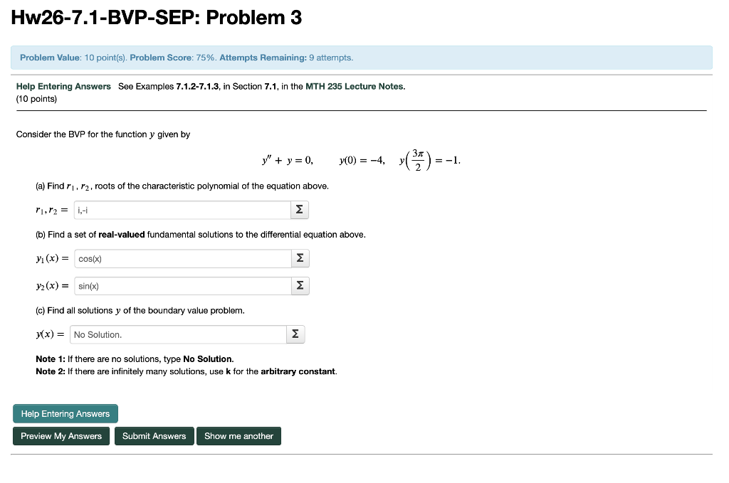 Solved Hw26-7.1-BVP-SEP: Problem 3 Problem Value: 10 | Chegg.com