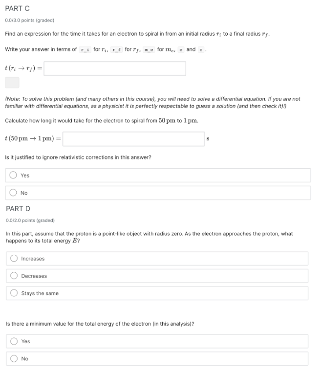 Solved Problem 1 Quantized Energies in the Bohr Model | Chegg.com