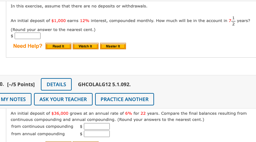 Solved In this exercise, assume that there are no deposits | Chegg.com