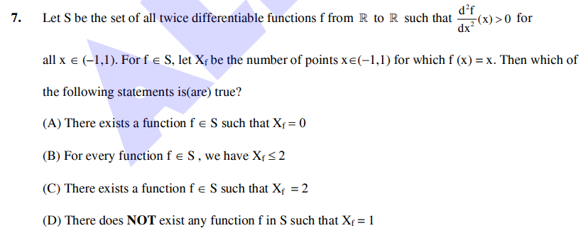 Solved Let S ﻿be the set of all twice differentiable | Chegg.com
