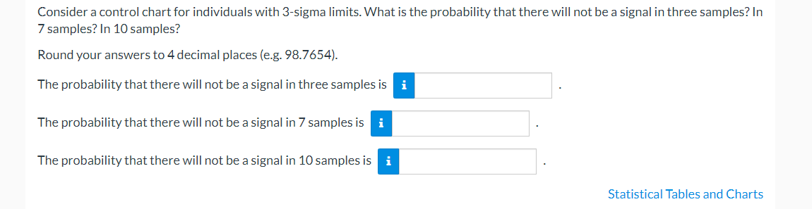 Solved Consider a control chart for individuals with 3-sigma | Chegg.com