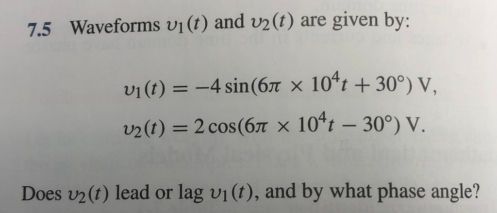 Solved 1. PLEASE SHOW PHASOR BEFORE AND AFTER SHIFT. 2. | Chegg.com