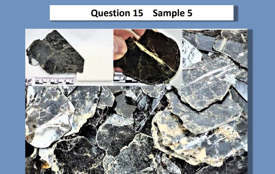 Solved Sample Luster Hardness Cleavage Streak Color and | Chegg.com