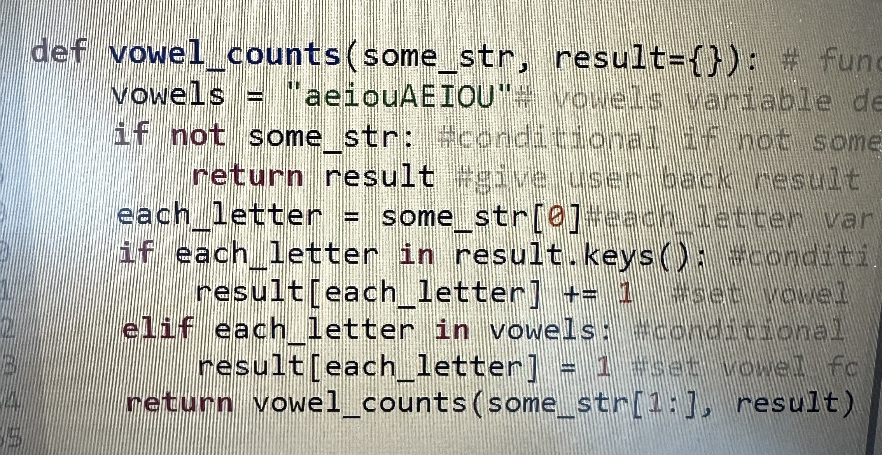 Solved The code works but the results dictionary doesn’t | Chegg.com