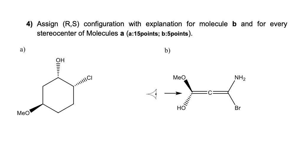 Solved Assign (R,S) configuration with explanation for | Chegg.com