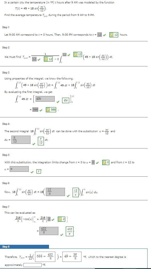 Solved In a certain city the temperature (in °F) 8 hours | Chegg.com